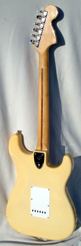 FENDER '78 STRATO Lefty, White, RARE, near mint condition